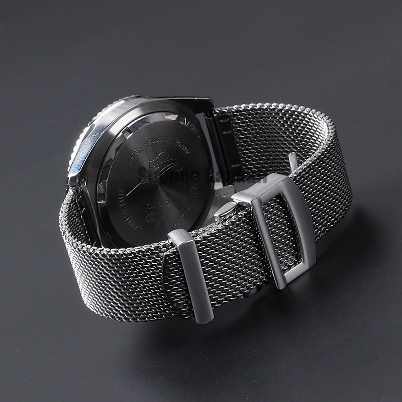 20mm 22mm Luxury Mesh Metal Watch Band Stainless Steel Watch Strap ...