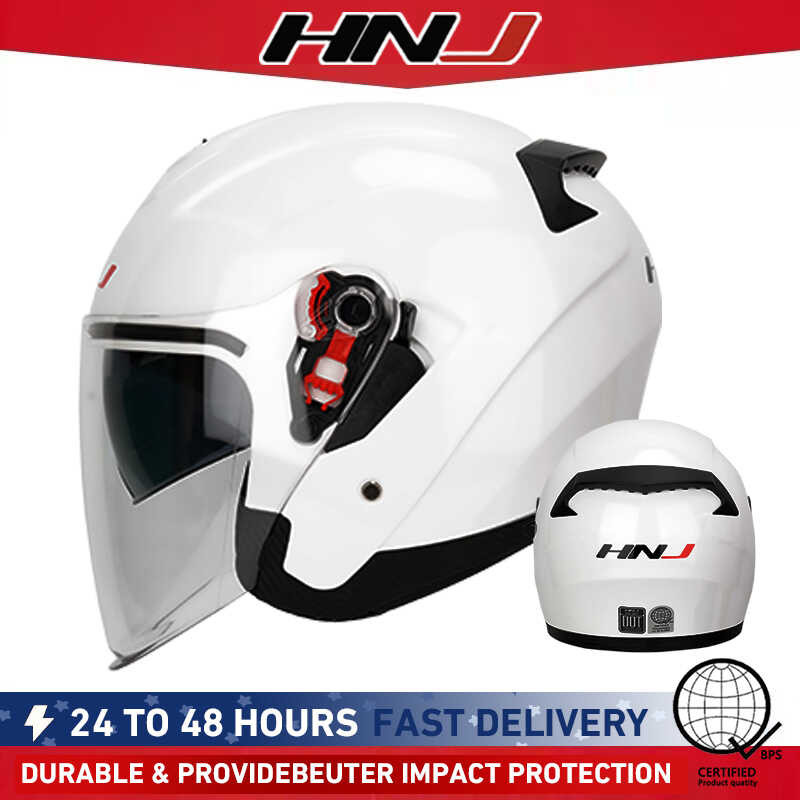 HNJ A4-006 kalahating mukha motorsiklo doble helmet visor orihinal ...