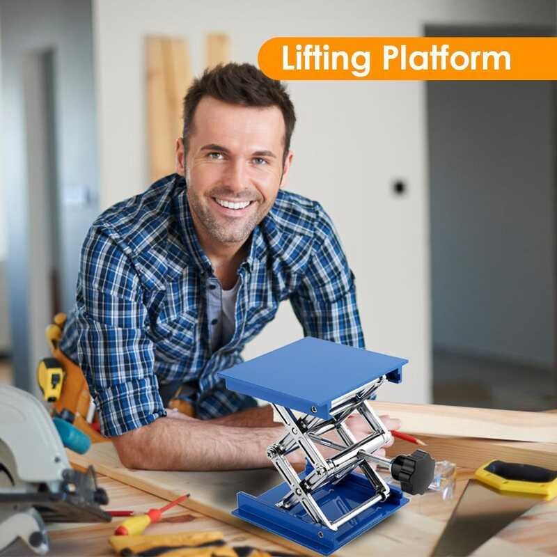 Alloy Aluminum Manual Lifting Platform Woodworking Benches Router Lift ...