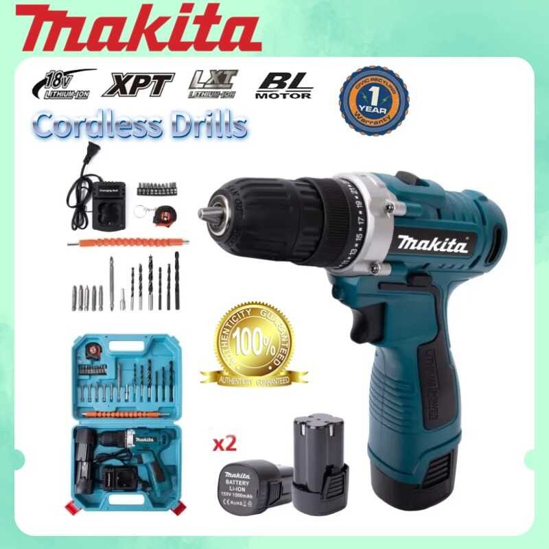 Brushless Cordless Rechargeable Electric Drill, Portable Power Tool ...