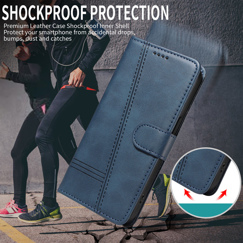 Leather Wallet Case for Samsung Galaxy A17 A07 A36 a06 a16 A26 A56 A55 A35 A25 A15 A05 A05s A54 ...