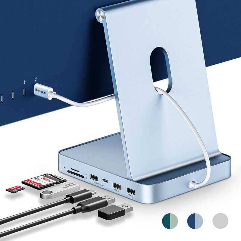 Puro USB C Hub Para Sa I 24 Inch 7 Sa 1 USB Hub Adapter Support M.2 ...