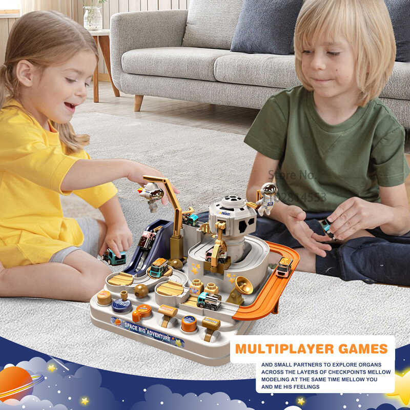 Rail Racing Car Model Space Aerospace Animals Educational Toys Children ...