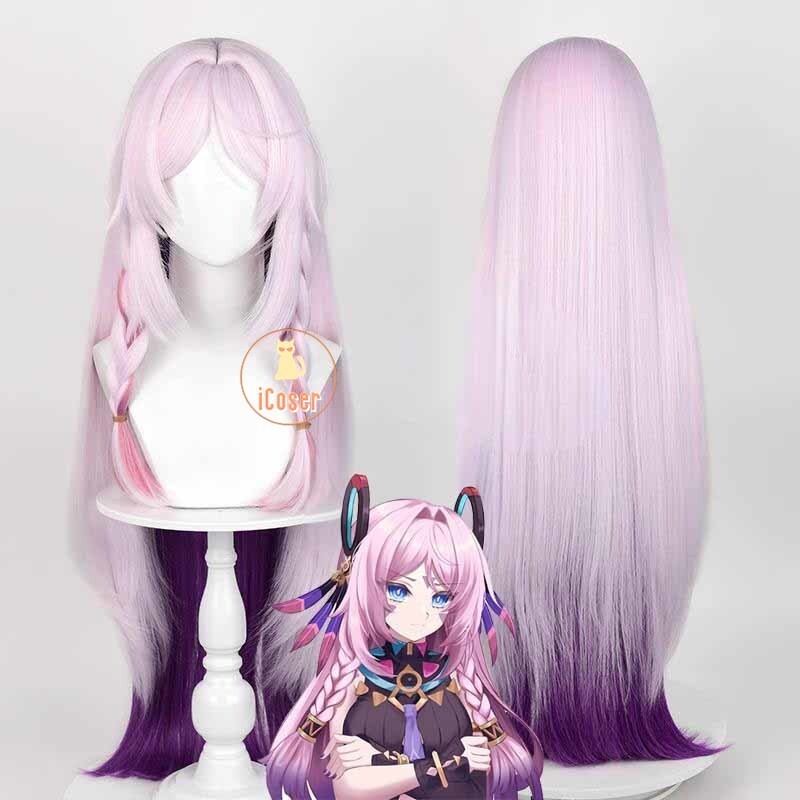 §≈ Genshin Impact Citlali Cosplay Wig Pink Purple Long Hair Masters Of ...