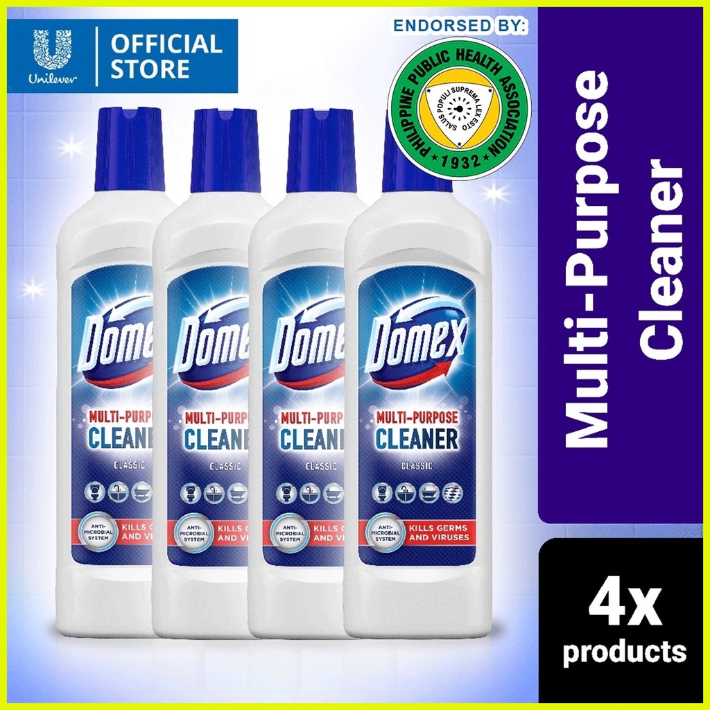 Domex Multi-Purpose Cleaner Classic 250ml Bottle 4x | Shopee Philippines