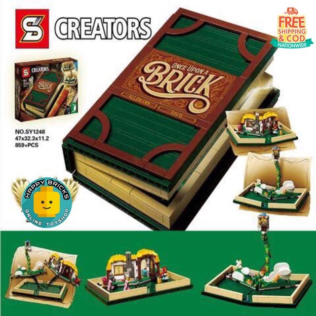 BRICK POP UP BOOK Building Blocks Kids Toy SY1248 collection gift ideas ...