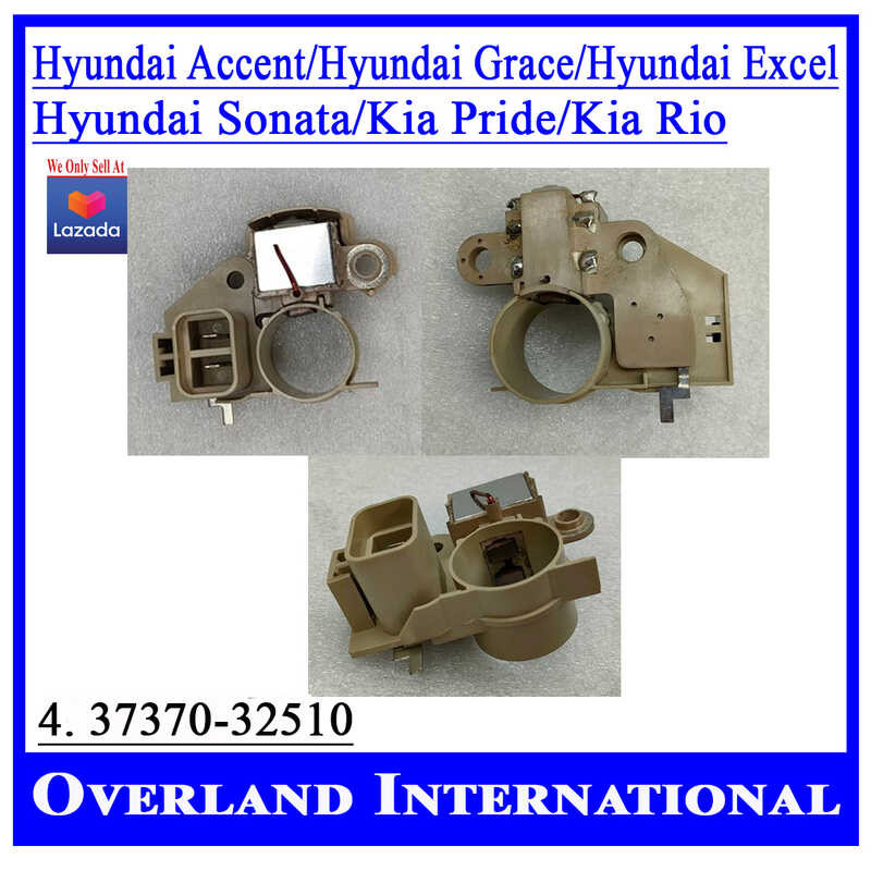 Regulator, ALTERNATOR IC "=" Terminals, 37370-32510 Hyundai Accent/Kia ...