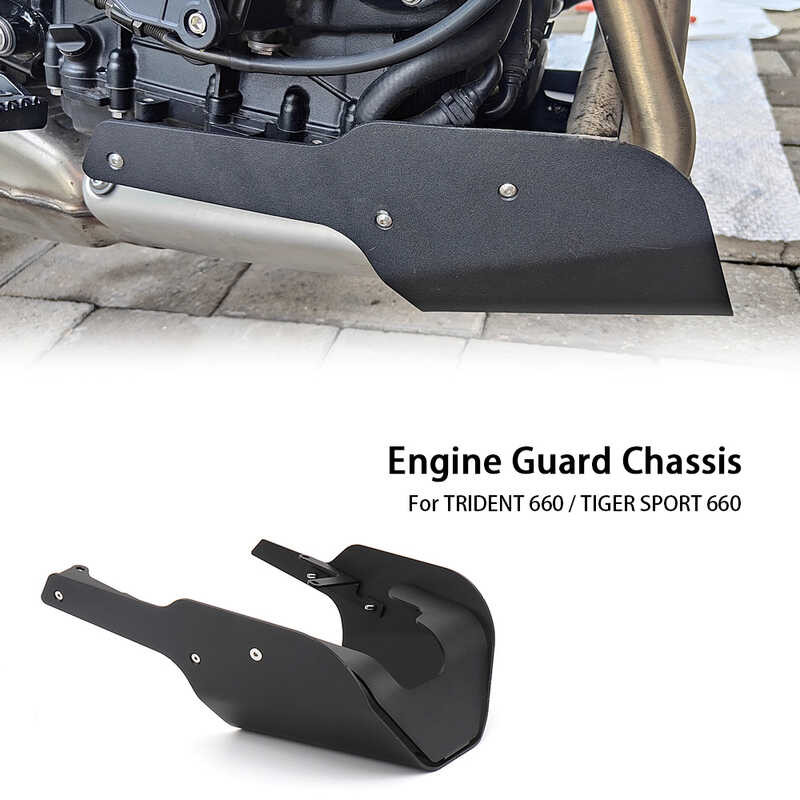 Motorcycle Engine Guard Chassis Protection Cover TRIDENT Trident ...