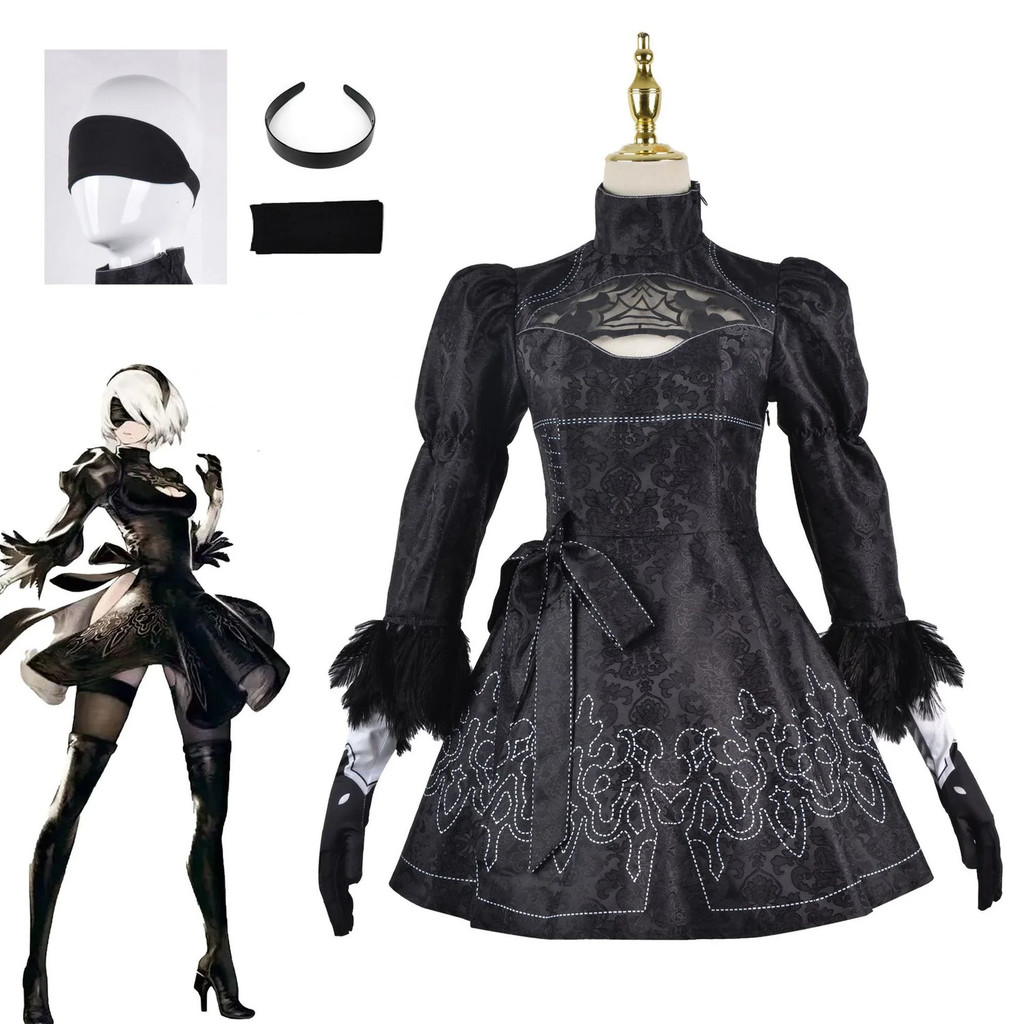 Nier Automata 71 Cosplay Costume Yorha 2B Sexy Outfit Games Suit Women ...