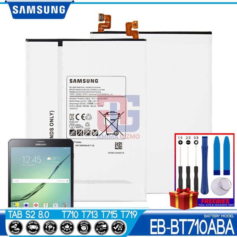 B9 Samsung Galaxy Tab S2 8.0 Battery Original Quality And Capacity Model Eb-Bt710abe. Magkasya P ...