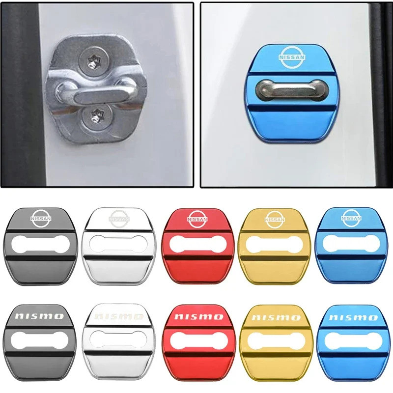 cs Car Door Lock Cover For Nissan Nismo Kic Murano Bluebird Livina ...