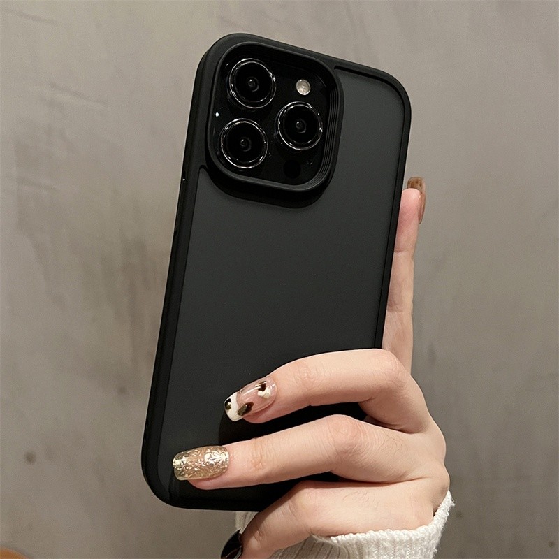 Anti-fingerprint matte hard case shock-proof and anti-drop phone case ...