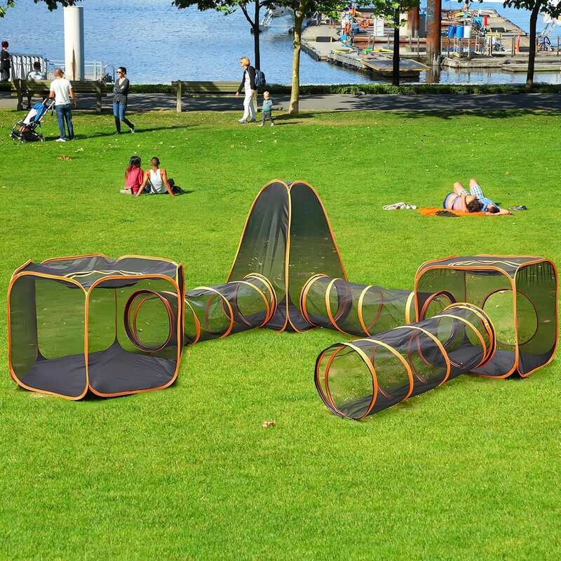 Outdoor Enclosures, Huimpet 6-in-1 Catio Enclosures Indoor Portable ...