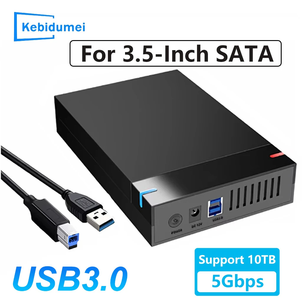 [Local Stock] HDD Case USB 3.0 to SATA III10TB External Hard Drive ...