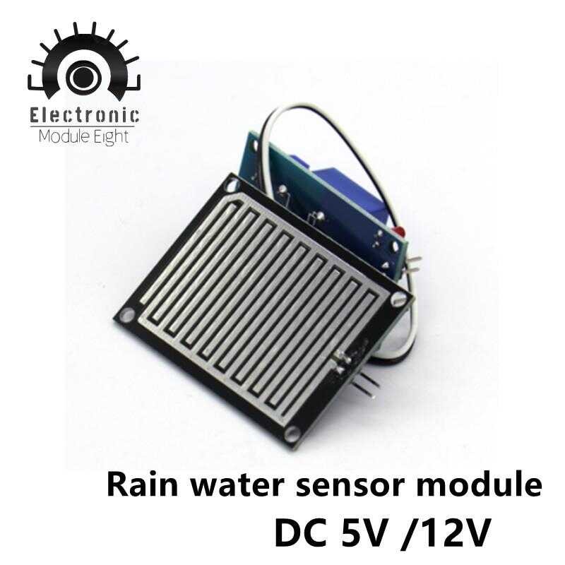 Raindrops Detection Snow Sensor Weather Humidity For Arduino Relay Control Module Rain water se ...