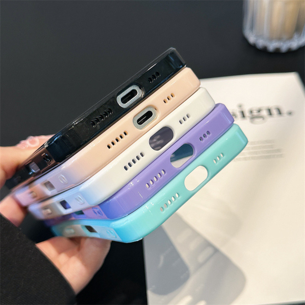 Candy Transparent Acrylic Shockproof Phone Case Compatible for iPhone ...