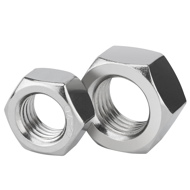 【M2-M30 】 GB 304 Stainless steel hex nut complete set screw cap M2 M3 ...