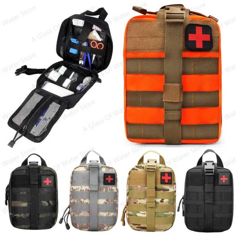 Survival Pouch Outdoor Box Large Size SOS Tactical First Aid Medical ...