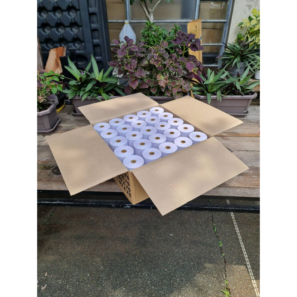 1 Box 76mm x 70mm POS Journal Paper 1ply - 50 Rolls | Shopee Philippines