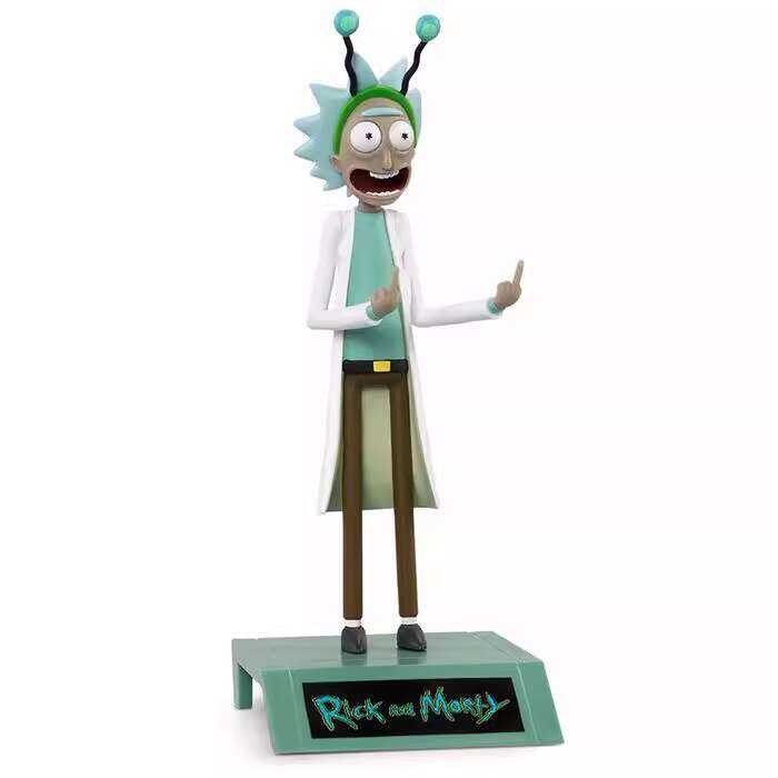 Rick And Morty Peace Among Worlds Middle Finger Boxed Model Figurine ...