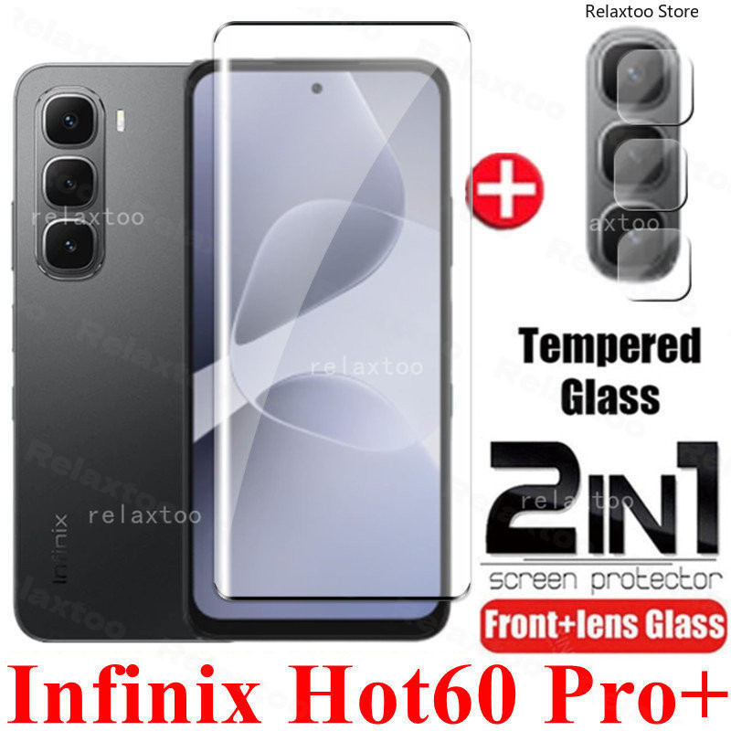 Infinix Hot60 Pro+ 2025 2in1 3D Curved Tempered Glass For Infinix HOT 60 Pro Plus + Pro+ 60Pro ...