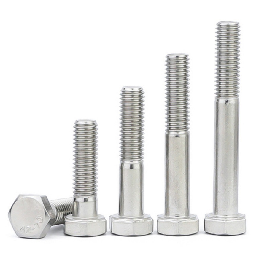 304 Stainless Steel Half Thread External Hexagon Bolt Half Thread ...