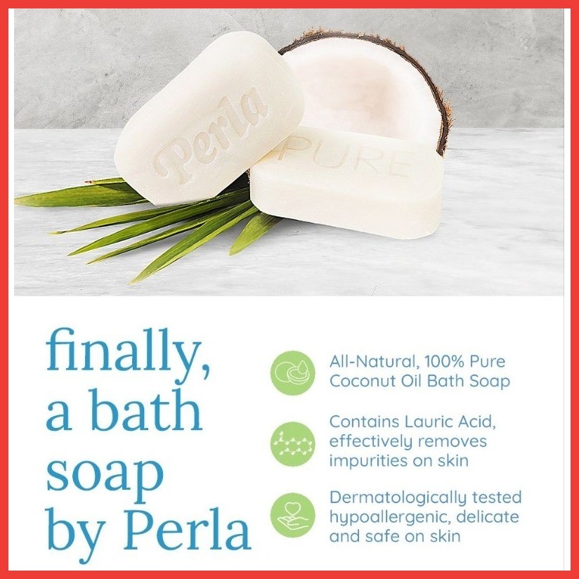∨ Perla Pure Bath Soap | Shopee Philippines