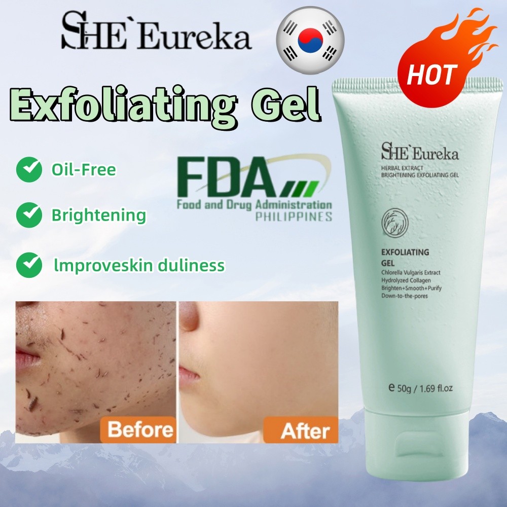 SHE Eureka Exfoliating Gel Original Chlorella Skin Care Products Facial ...