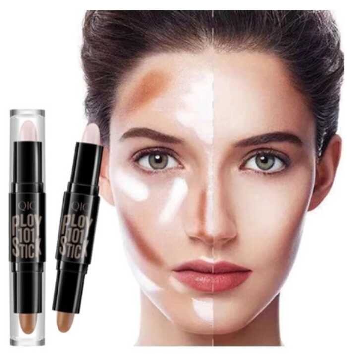 2 In1 Concealer Highlight Shadow Face Contouring Makeup Hjh | Shopee ...