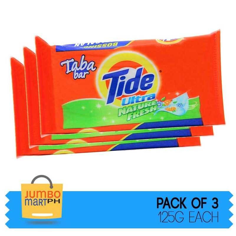 TIDE DETERGENT BAR NATURE FRESH 125 GRAMS / SET OF 3 Ec5 E9 | Shopee ...