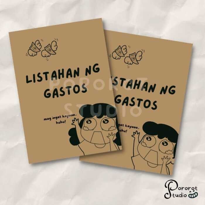 Listahan Ng Gastos Mini Notebook / Gastusin Expense Tracker Small ...