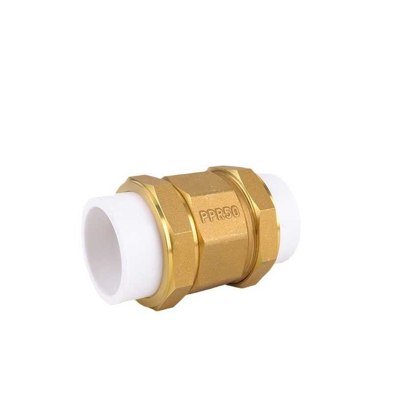 Vertical Copper PPR Check Valve Double Union Hot Melt One-Way Valve ...