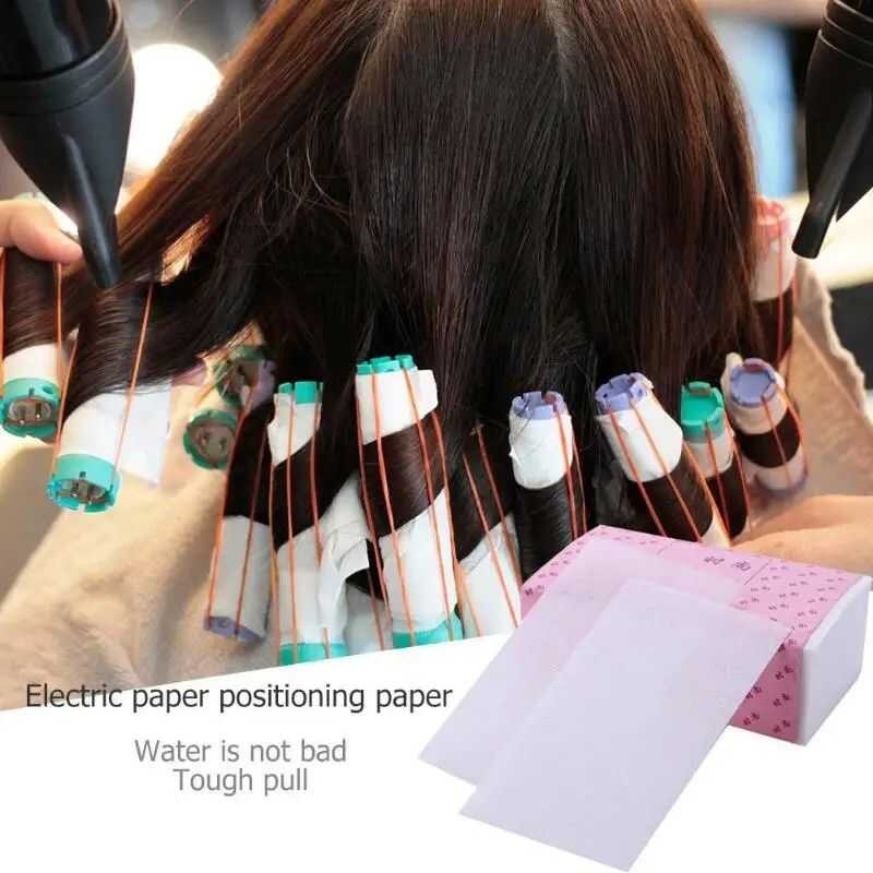 100 Sheets Perming Curler Salon Temperature Resistant Blanching Perm ...