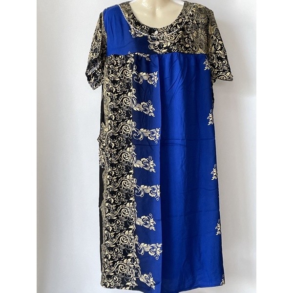 XL size B round Daster Pambahay Dress(began- little garden- gumamela ...