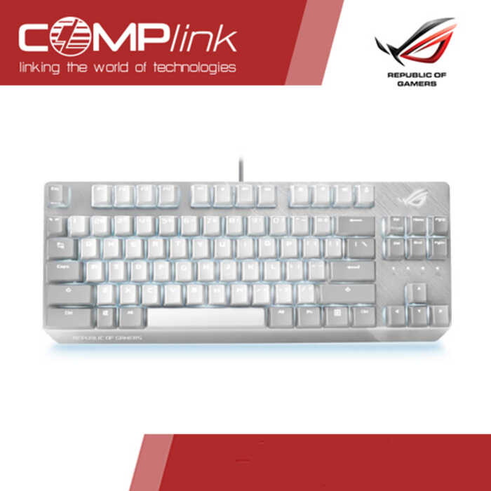 ASUS ROG Strix Scope TKL Moonlight White Wired Mechanical RGB Gaming ...
