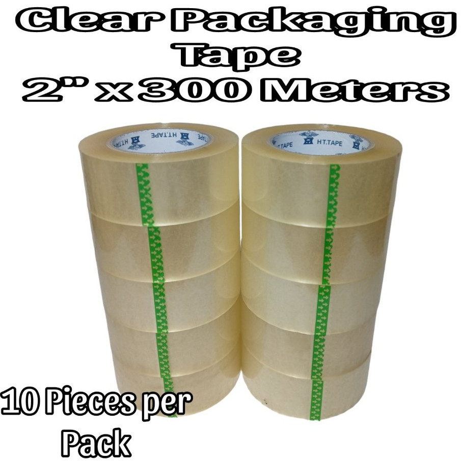 300 METERS CLEAR/TRANSPARENT PACKAGING TAPE BUNDLE PROMO RATE 2 ...