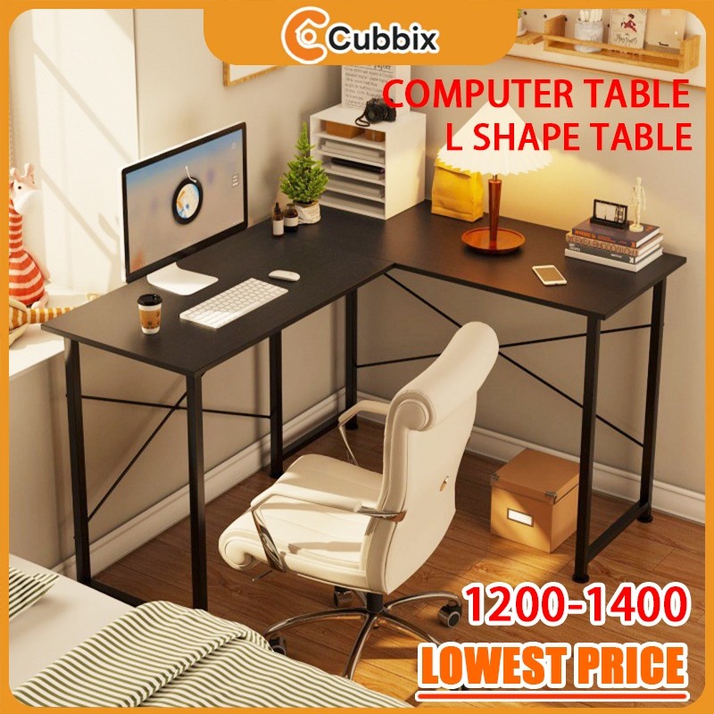 L Shape Table Computer Table High quality material table Home study ...