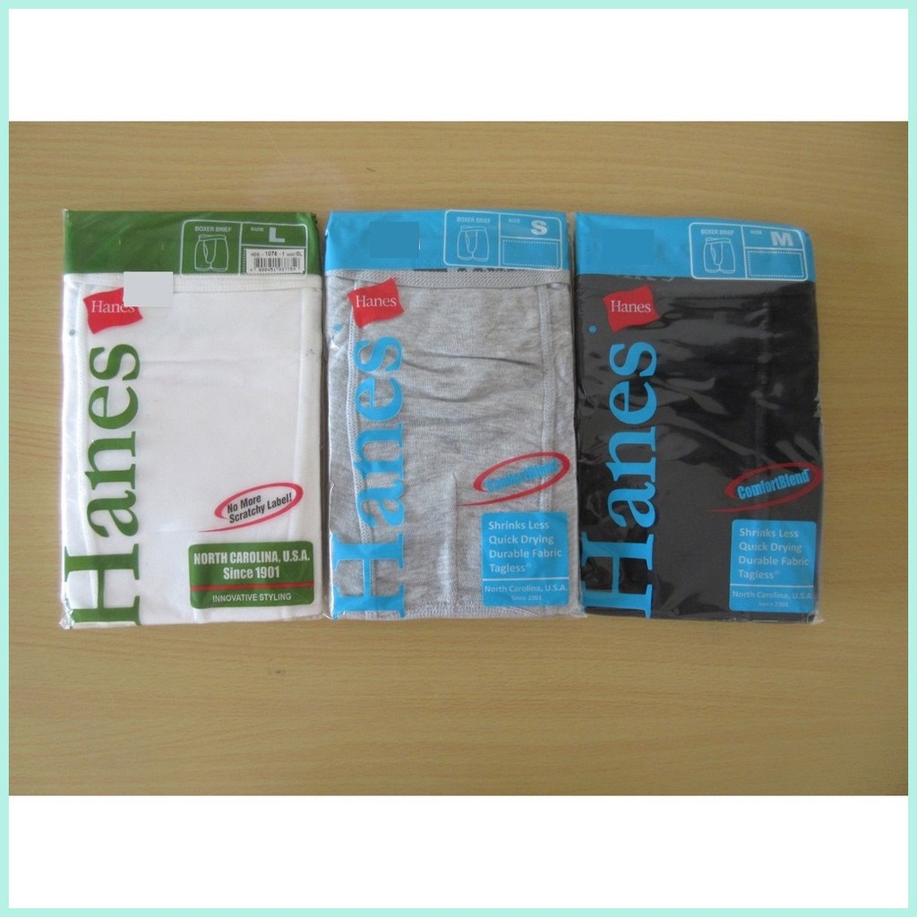 Hanes Boxer Brief (singles) | Shopee Philippines