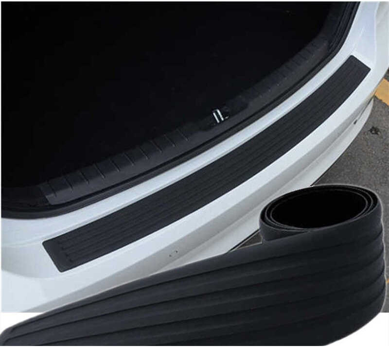 Rubber Universal Trunk Door Strips Sill Plate Protector Rear Bumper ...