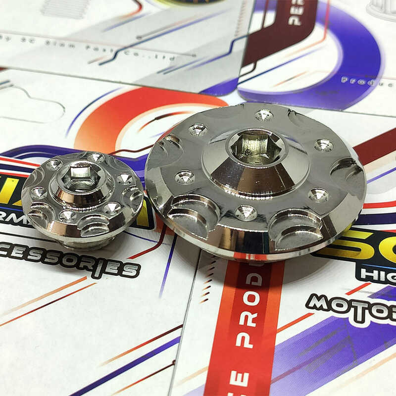 COD SC SIAM STAINLESS CNC DUO CAP RAIDER CARB R150 FI YAMAHA HONDA ...