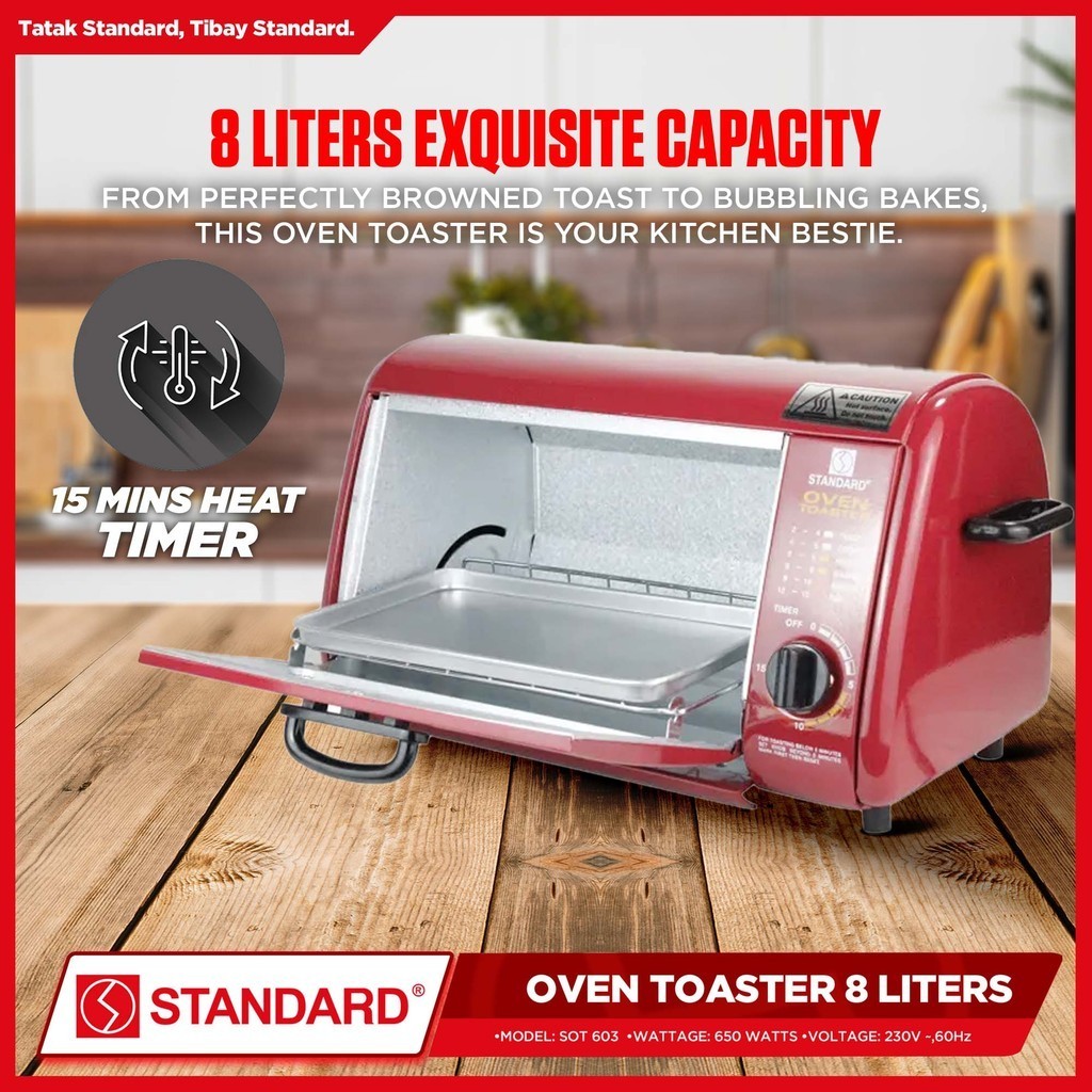 Standard Oven Toaster 8L Wide Capacity | Shopee Philippines
