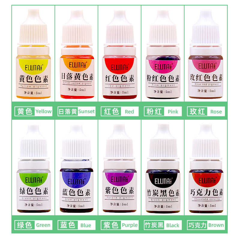 2025 DIY pigment colouring agent 5ml * 3 homemade handmade soap raw ...