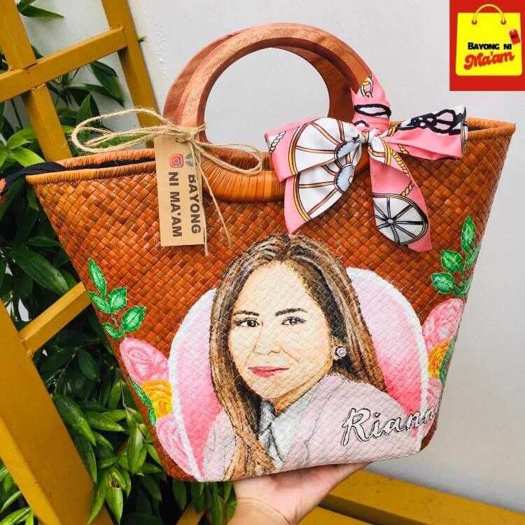 BAYONG NI MA'AM: Mga Bagong Bags ng aming Customized Hand Painting Art ami Painti | Shopee ...