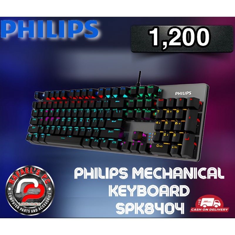 Philips Mechanical Rgb Keyboard Alloy Type | Shopee Philippines