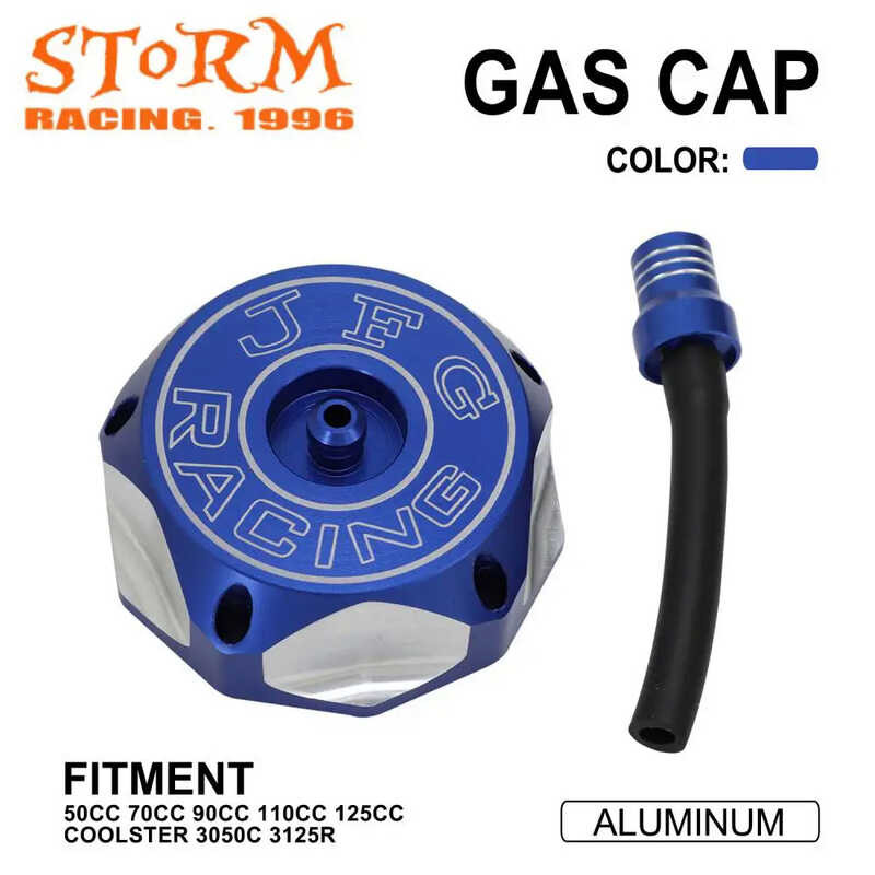 CNC Fuel Motocross Tank Cover Air Gas Cap Oil Vent Para Sa 50Cc 70Cc ...