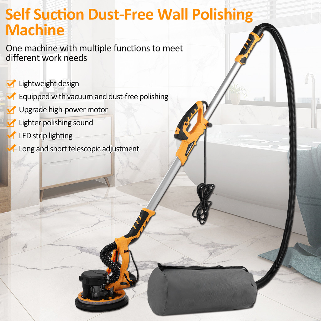 1800RPM High Efficiency Dustless Putty Wall Sanding Machine Automatic ...