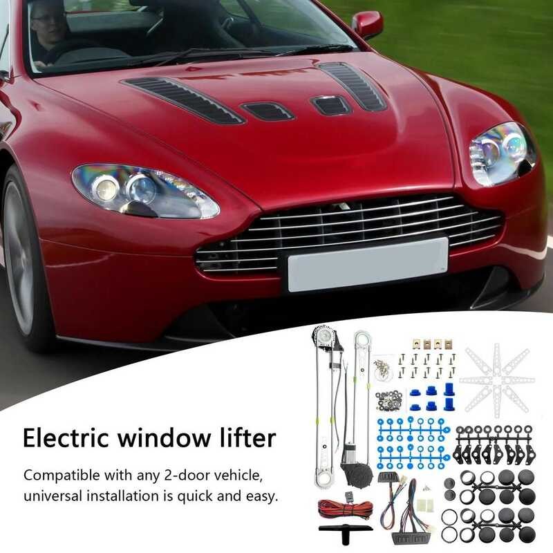 Nism Φ Universal Lift Roll Up Dc12v 2 Doors Car Power Window Conversion ...