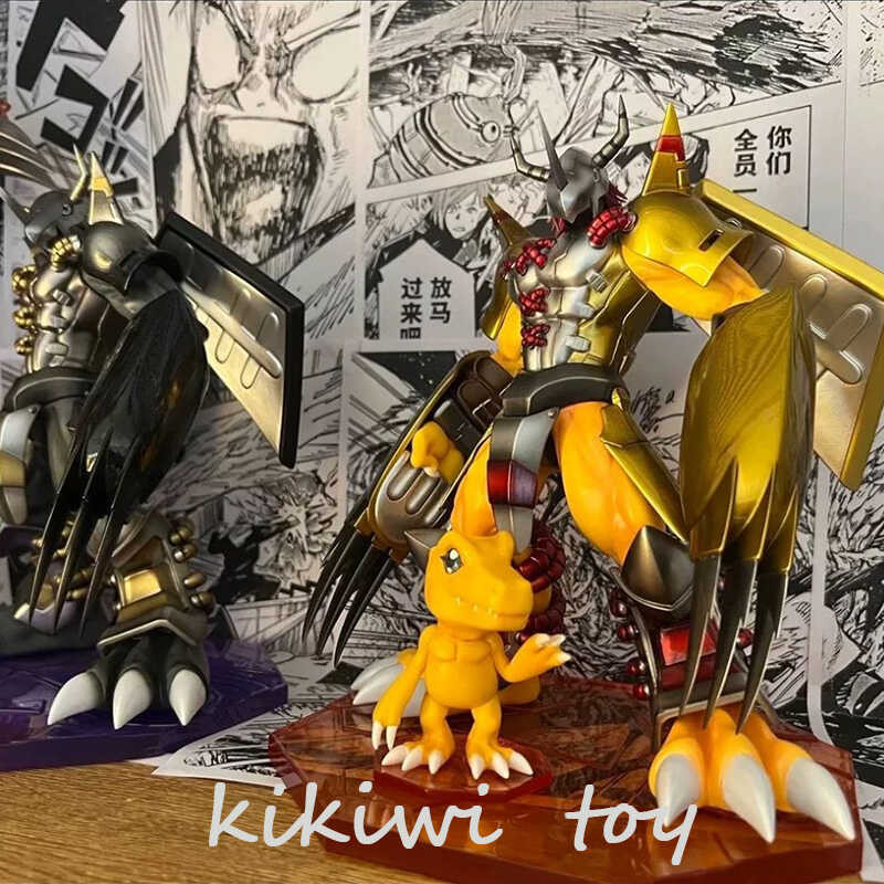 21Cm Digimon Adventure Anime War Figures Black Greymon Action Figure ...