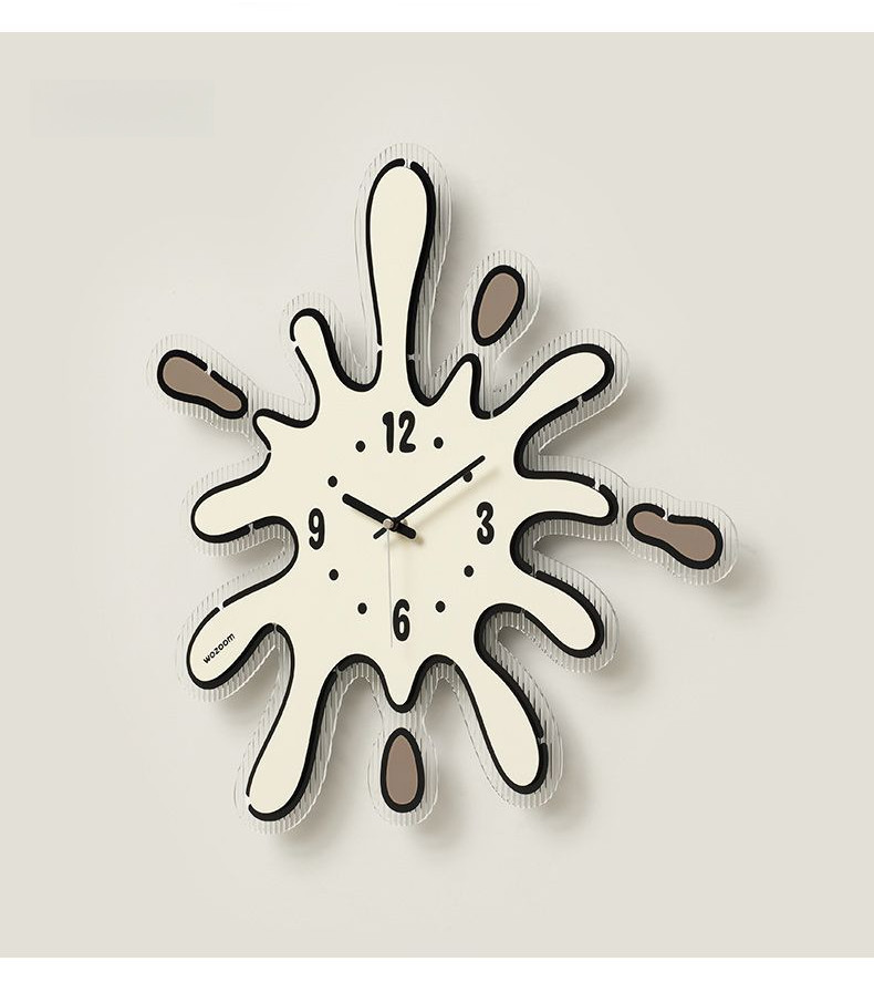 Nordic Light Luxury Wall Clock Living Room Wall Clock Decor With Design ...