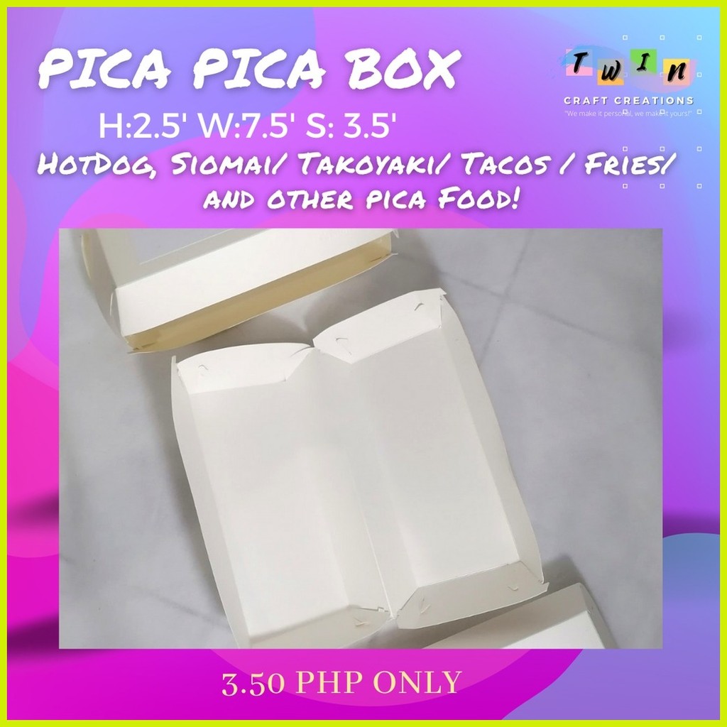 ۞ HotDog, Siomai/ Takoyaki/ Tacos / Fries/ Pica-Pica Box (20pcs ...